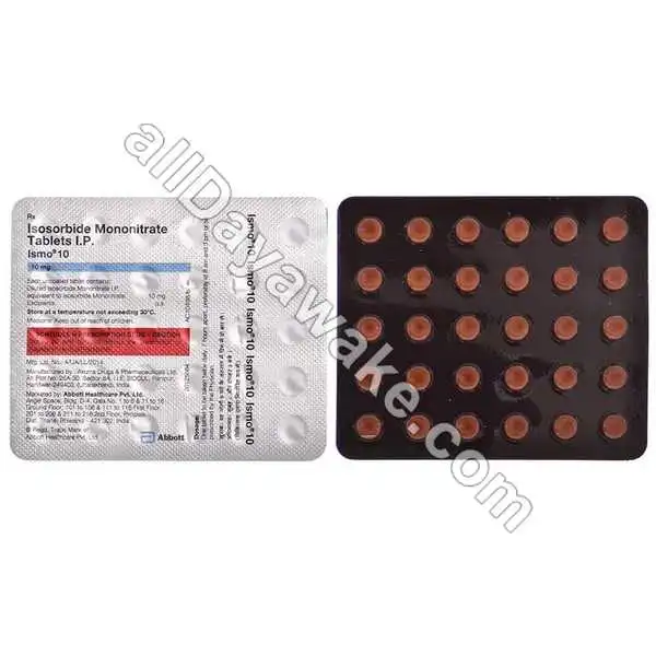 Isosorbide Mononitrate 10 mg – Angina Pectoris & Heart Health