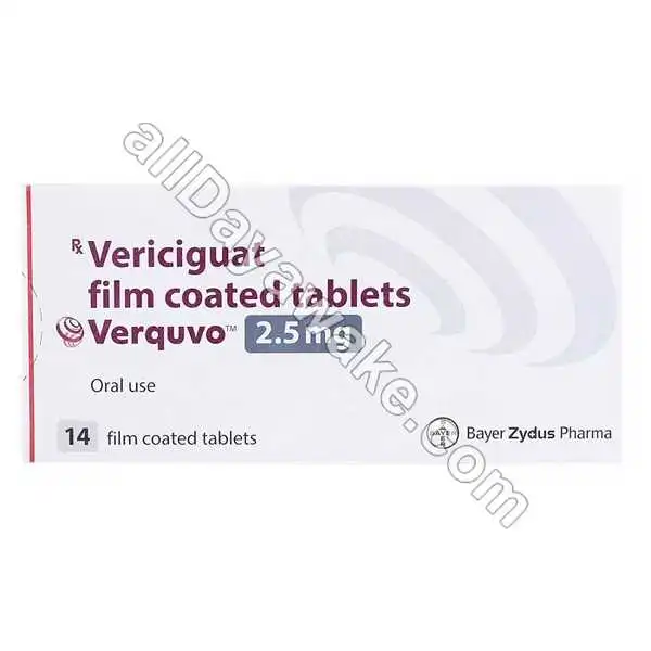 Vericiguat 2.5 mg – Heart Failure Support & Cardiovascular Health